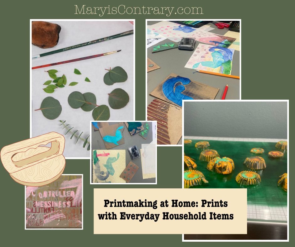Printmaking at Home: Prints with Everyday Household Items