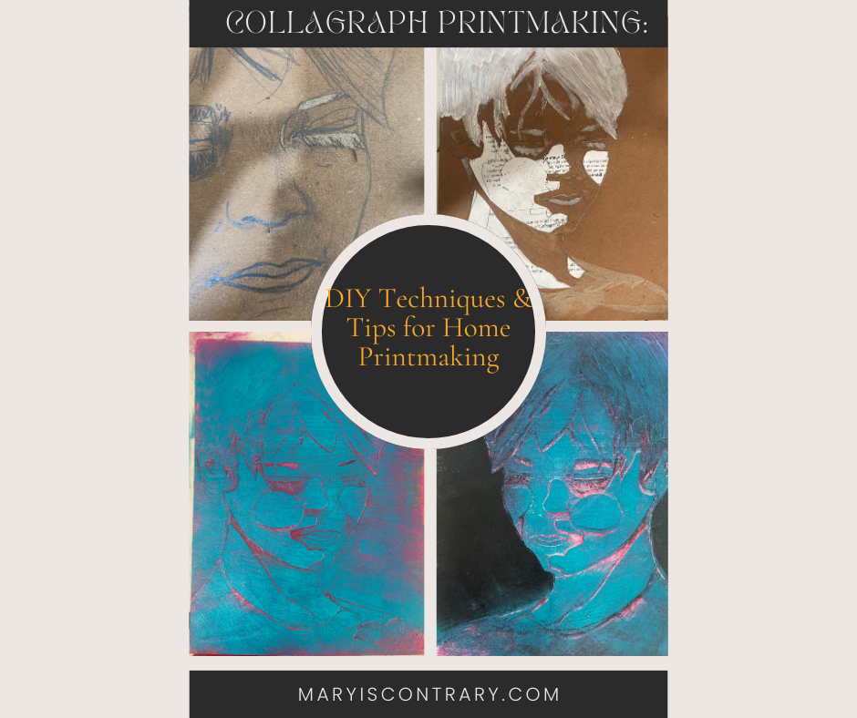Collagraph Printmaking Diy Techniques Tips For Home Mary Is Contrary
